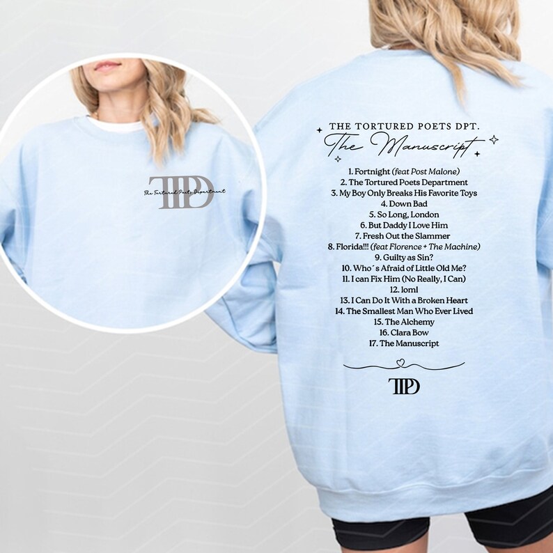 The Tortured Poets Department Digital File, Tswift New Album TTPD Merch ...