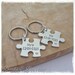 Handstamped Mr & Mrs Keyrings Mr and Mr Keyrings Mrs and - Etsy UK