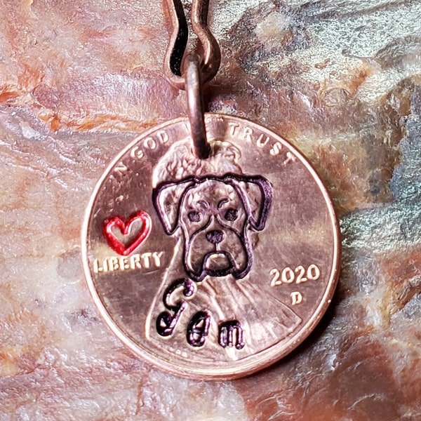 Boxer Dog Ring - Etsy