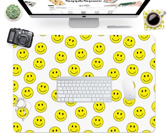 Smiley Face Desk Pad - Etsy