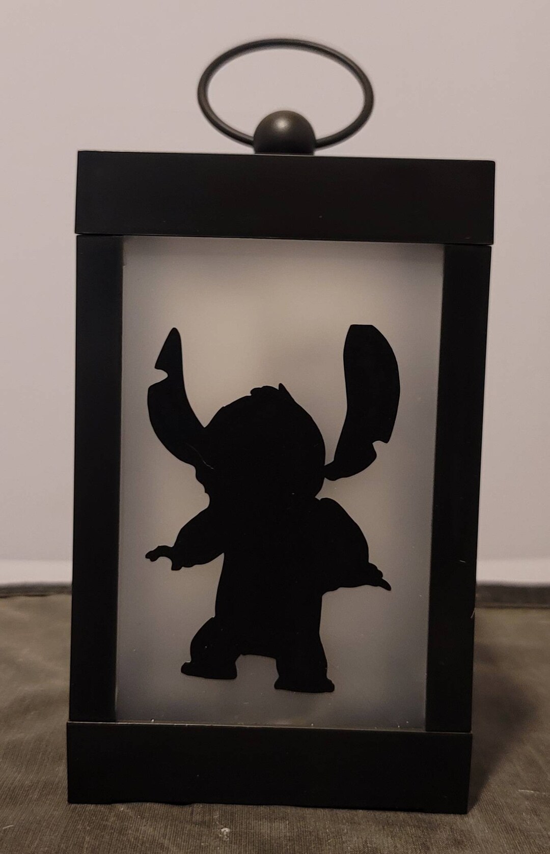 Handmade Lilo and Stich Silhouette Lantern With Free Shipping - Etsy