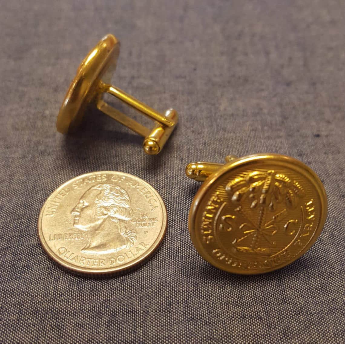 Citadel Uniform Button Cuff Links large Button - Etsy