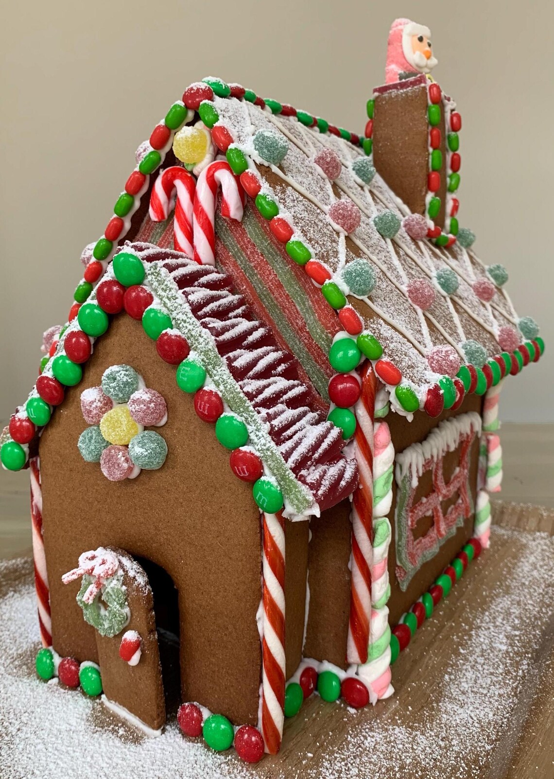 Santa's Cottage Gingerbread House Template: Baking Guide (PDF Pattern ...