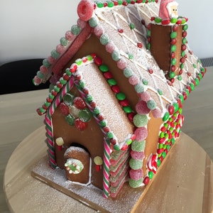 Gingerbread House Template Pattern Instructions & Recipe - Etsy