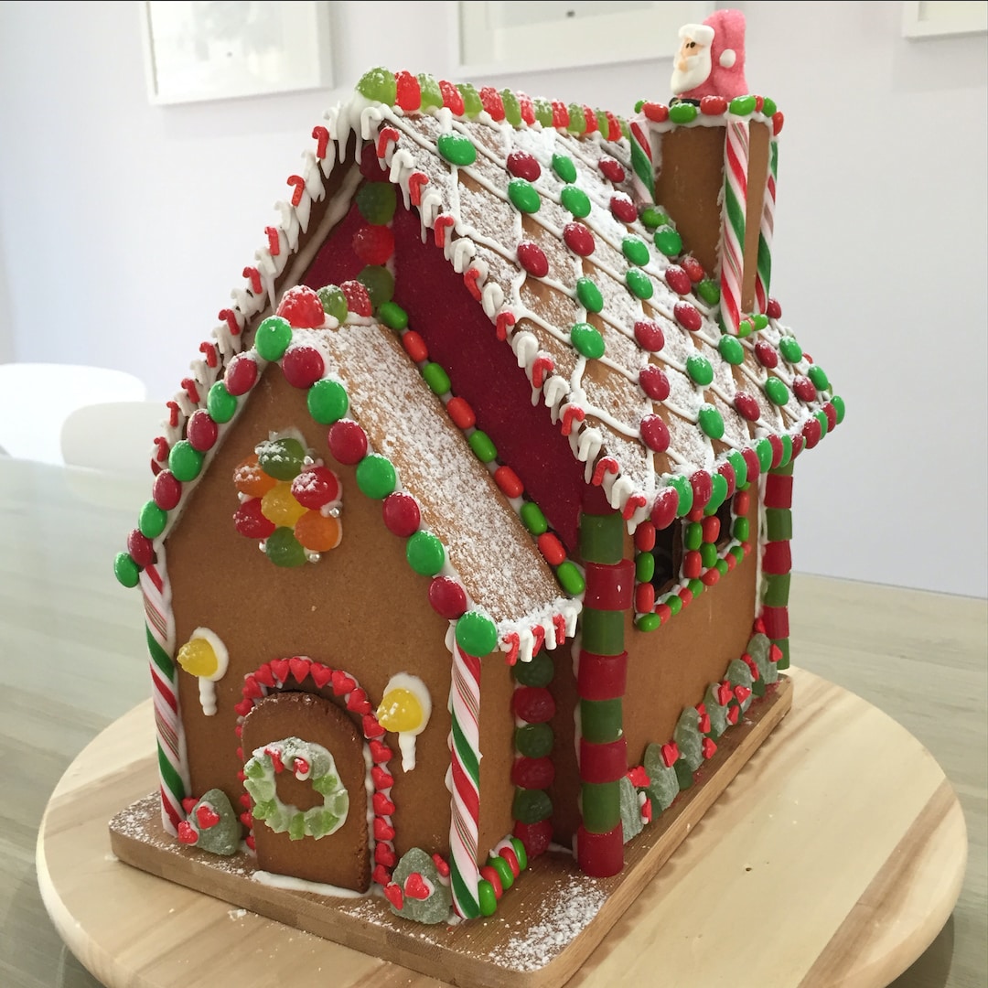 Gingerbread House Template Pattern, Instructions & Recipe “christmas ...
