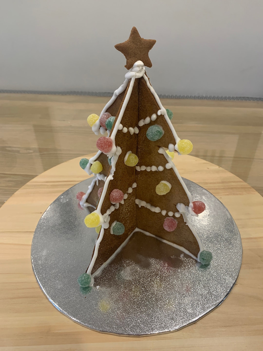 Easy Gingerbread Christmas Tree Template Pattern, Instructions and ...