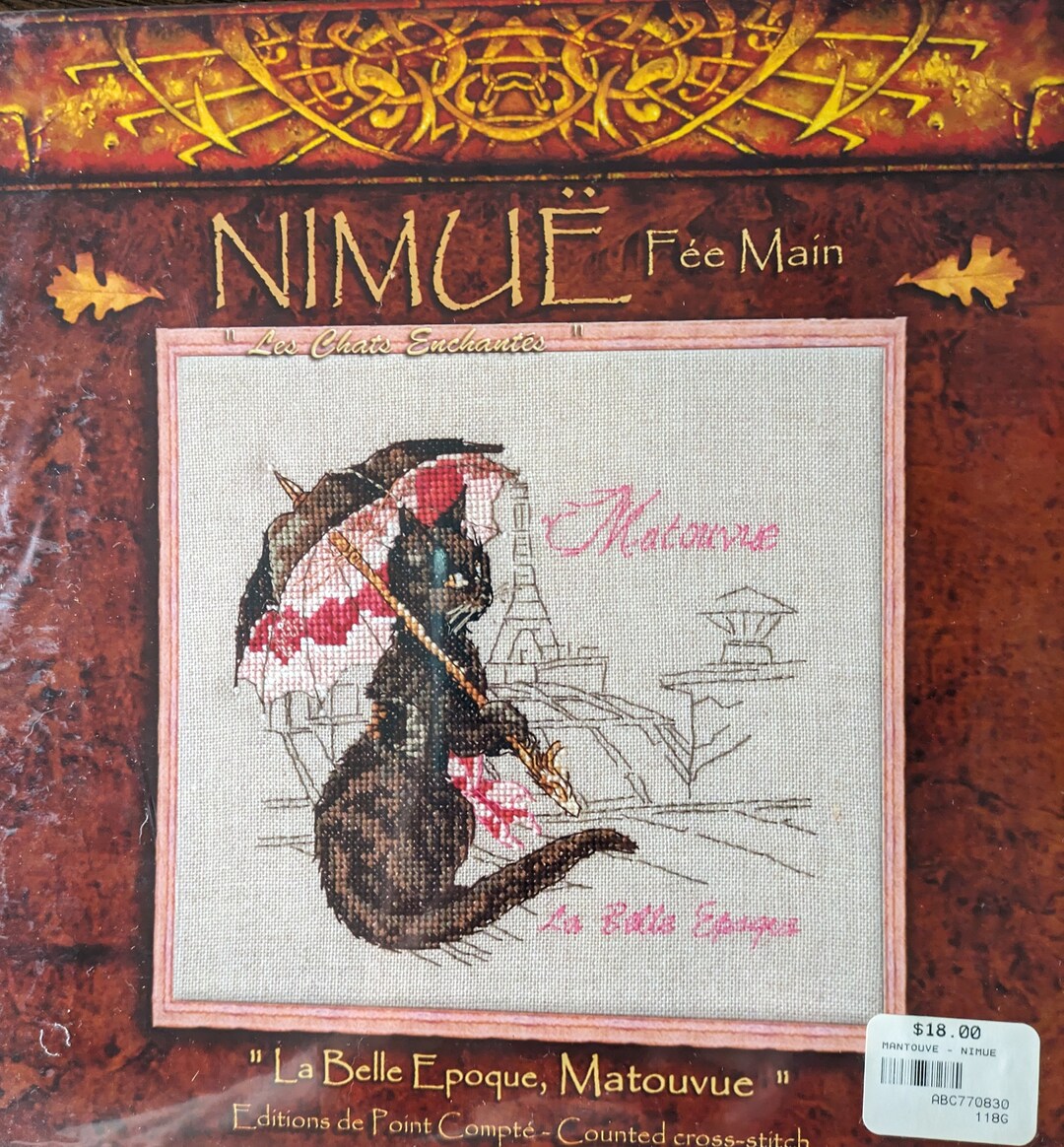 New Nimue "la Belle Epoque, Matouvue" 2012 Cross-stitch Chart - Etsy