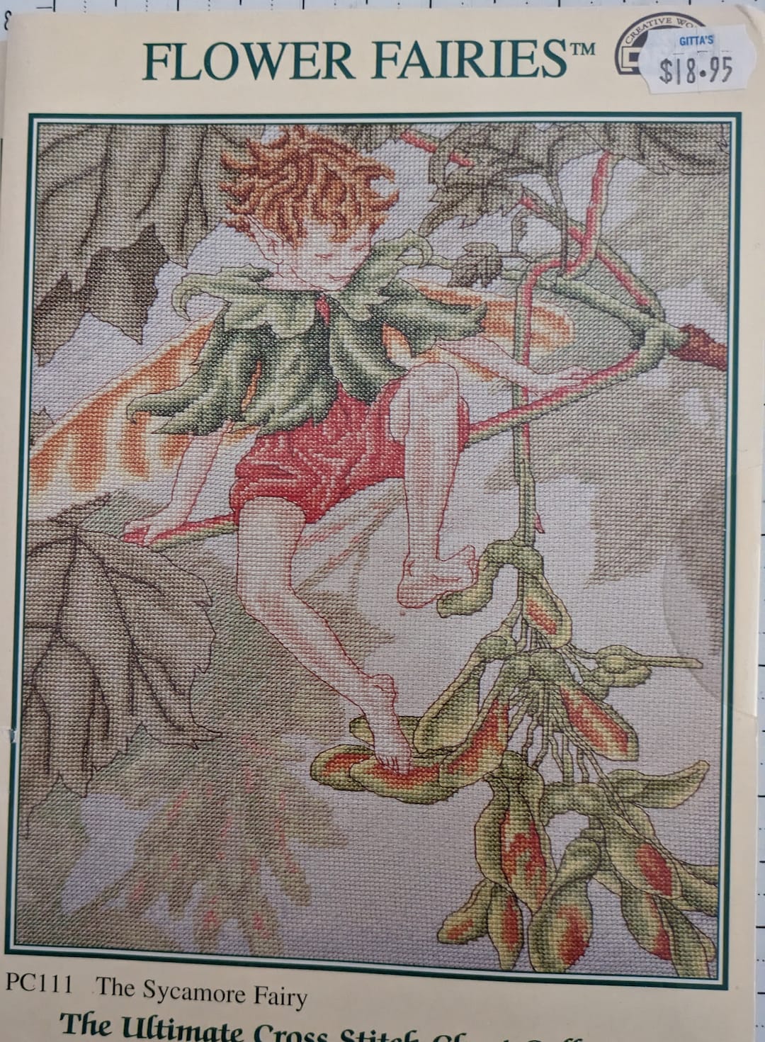 DMC PC111 "the Sycamore Fairy" 1997 Cross-stitch Chart Cicely Mary ...