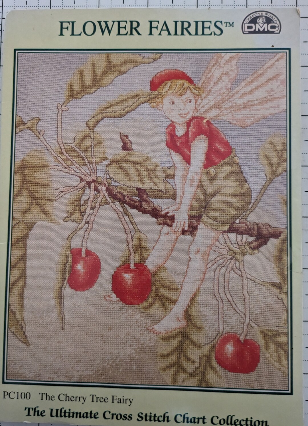 DMC PC100 "the Cherry Tree Fairy" 1997 Cross-stitch Chart Cicely Mary ...