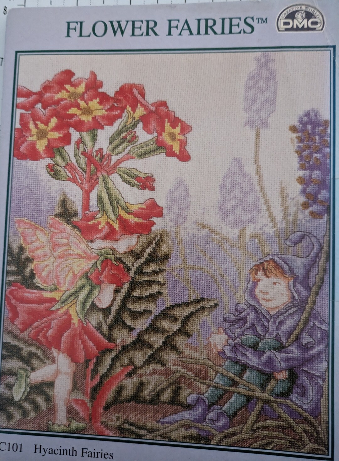 DMC PC101 "hyacinth Fairies" 1997 Cross-stitch Chart Cicely Mary Barker ...