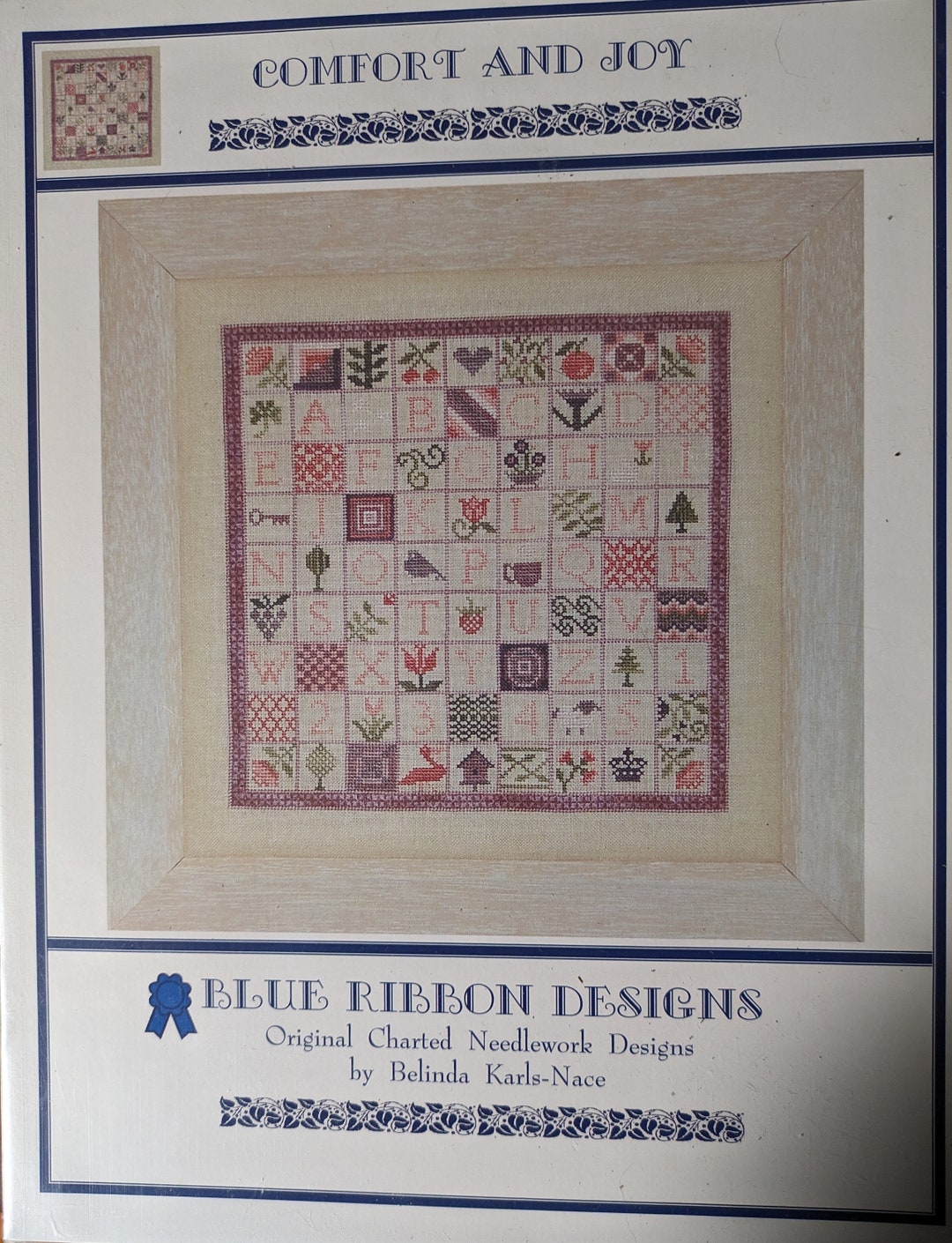 New Blue Ribbon Designs "comfort and Joy" Cross-stitch Chart - Etsy