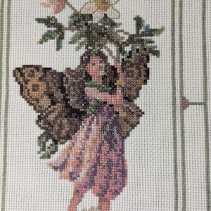 New Cicely Mary Barker "the Windflower Fairy" 1996 Cross-stitch Chart ...