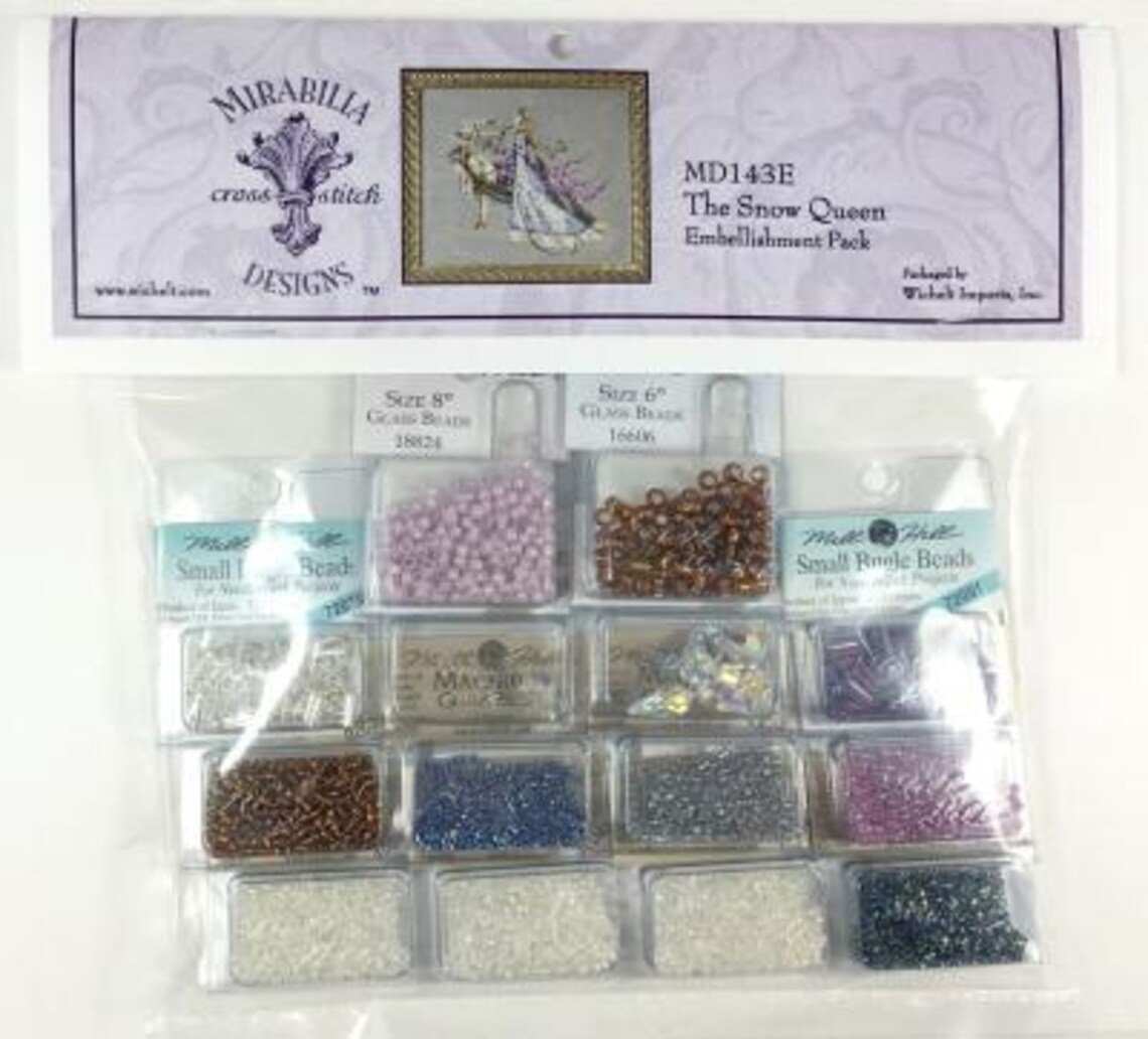 New With Beads Mirabilia "the Snow Queen" Cross Stitch Chart Nora ...