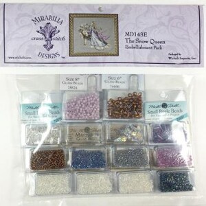 New With Beads Mirabilia "the Snow Queen" Cross Stitch Chart Nora ...