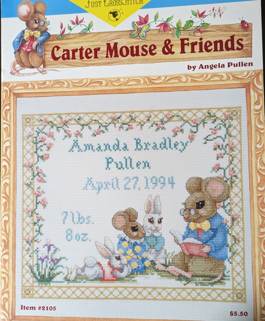 New Carter Mouse & Friends nursery Tails 1994 - Etsy