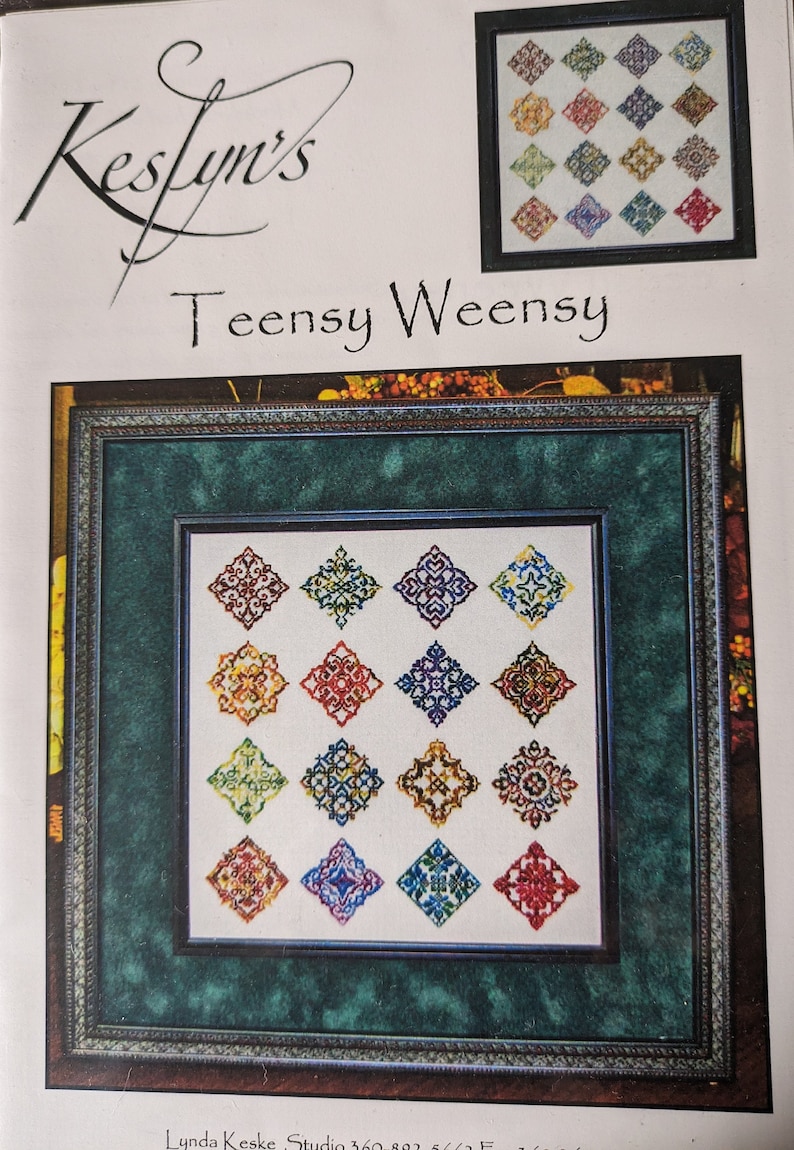 New Keslyn's "teensy Weensy" Cross-stitch Chart - Etsy
