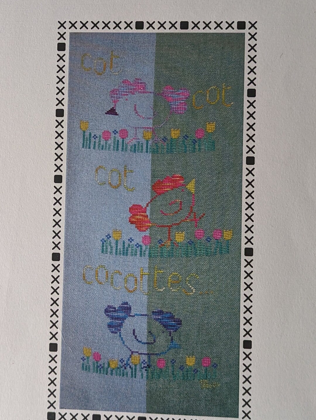 New Brodi Broda "cot, Cot, Cocottes" French Cross-stitch Chart - Etsy