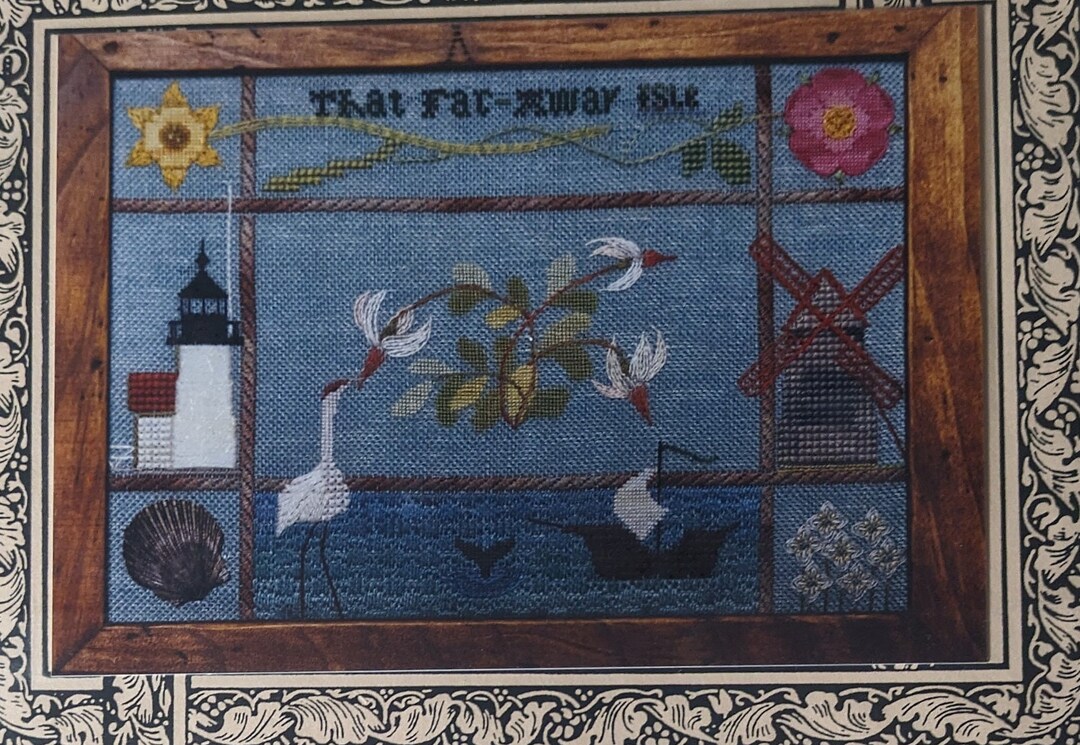 New Forget-me-nots in Stitches "a Nantucket Sampler" Cross-stitch Chart ...