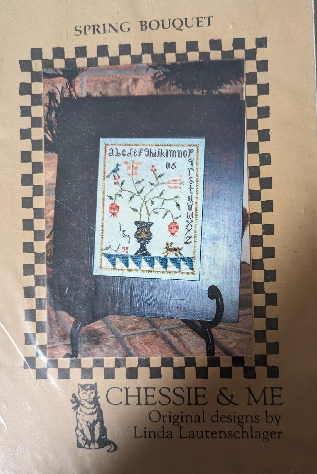 New Chessie & Me "spring Bouquet" Cross-stitch Chart - Etsy