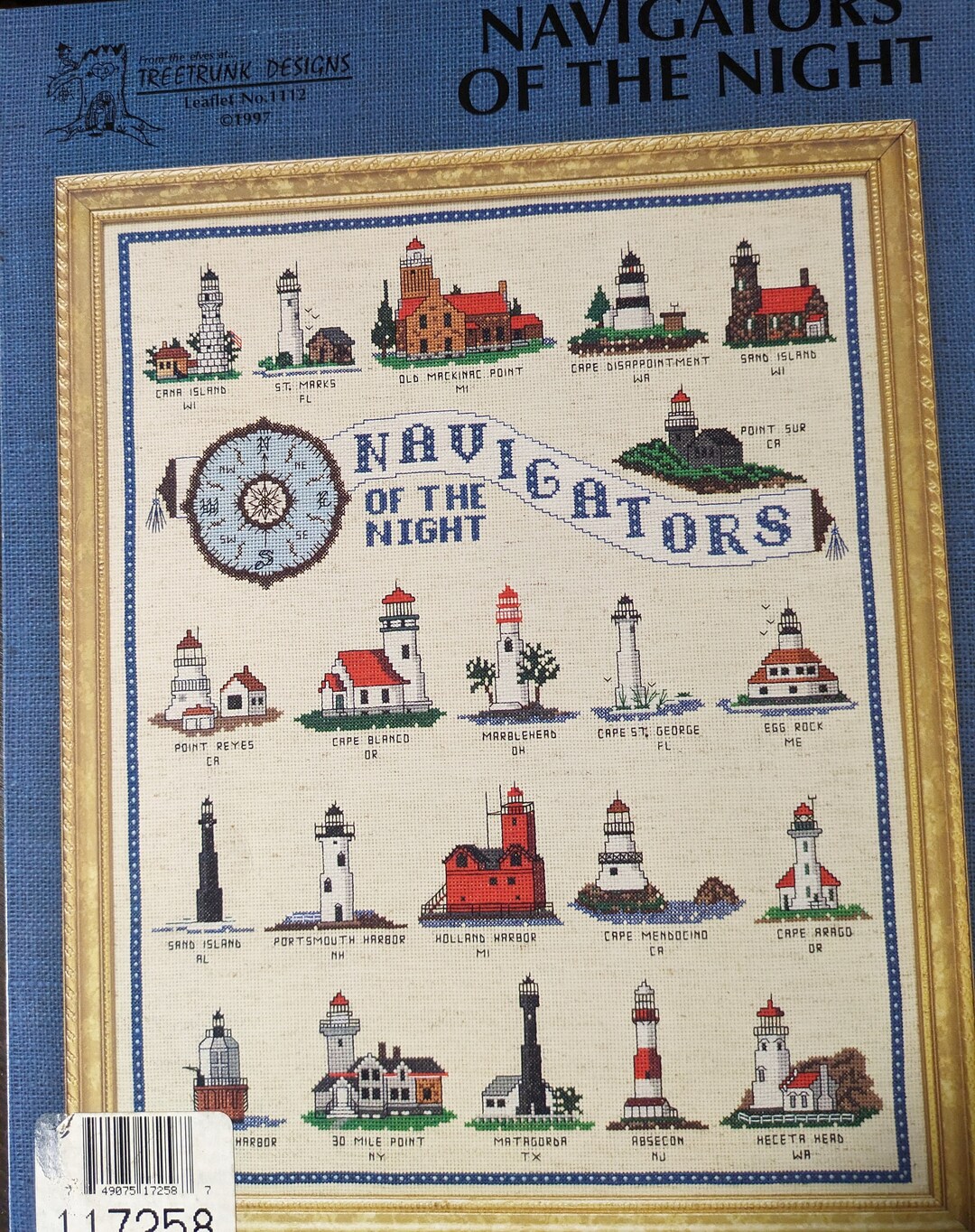 New Treetrunk Designs "navigators of the Night" 1997 Cross-stitch Chart - Etsy