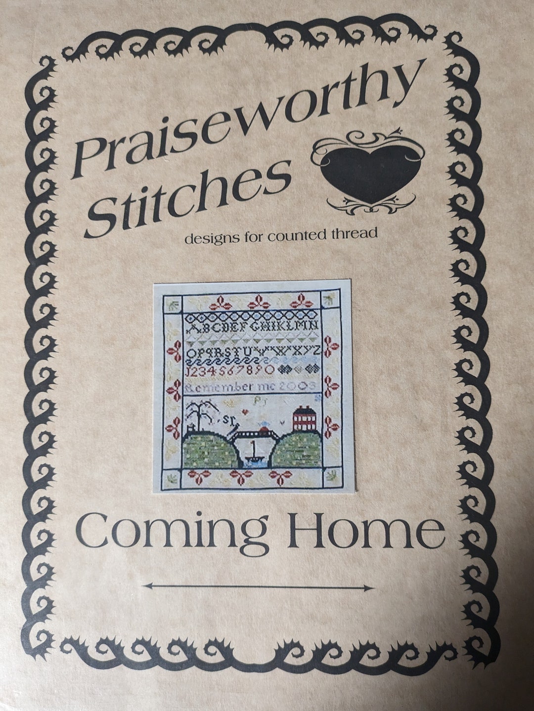 New Praiseworthy Stitches "coming Home" Cross-stitch Chart - Etsy