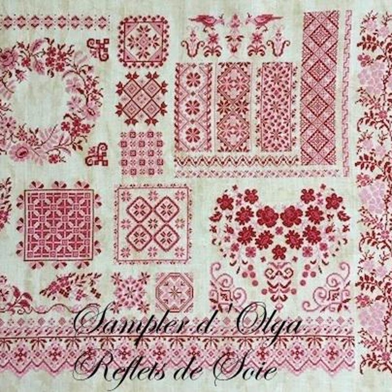 Red Sampler - Etsy