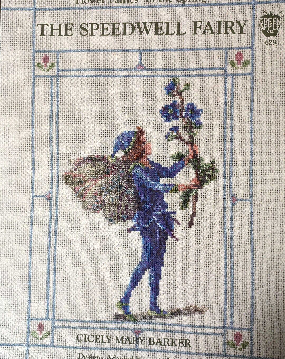 New Cicely Mary Barker "the Speedwell Fairy" 1996 Cross-stitch Chart - Etsy