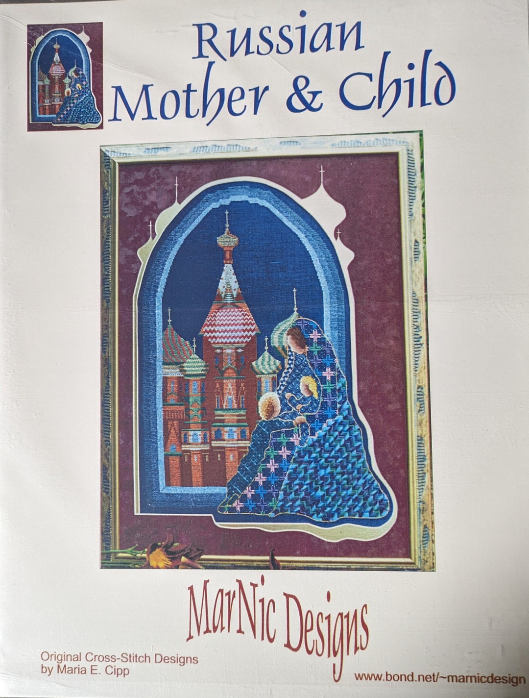 New Marnic Designs "russian Mother & Child" 2001 Cross-stitch Chart - Etsy