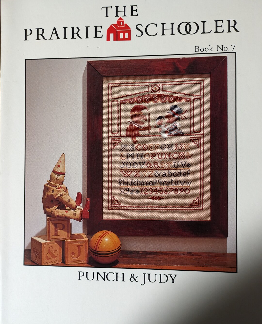 New the Prairie Schooler "punch & Judy" 1985 Cross-stitch Chart Book No ...