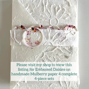 Kozo Note Card Sets and Envelopes Handmade Mulberry Paper With Rice ...