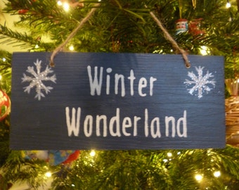 Large Winter Wonderland Sign - Etsy