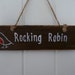 Rockin Robin Sign - Etsy
