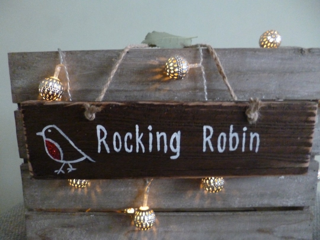 Rockin Robin Sign - Etsy