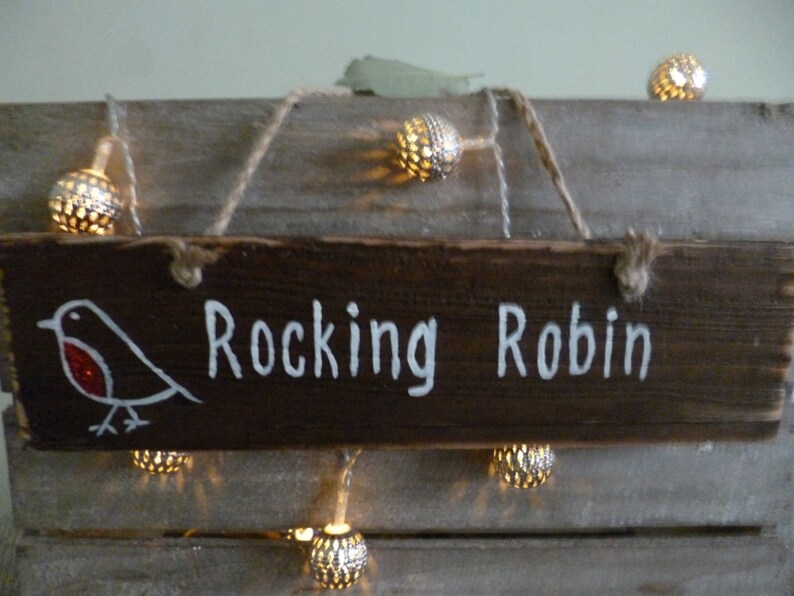 Rockin Robin Sign - Etsy