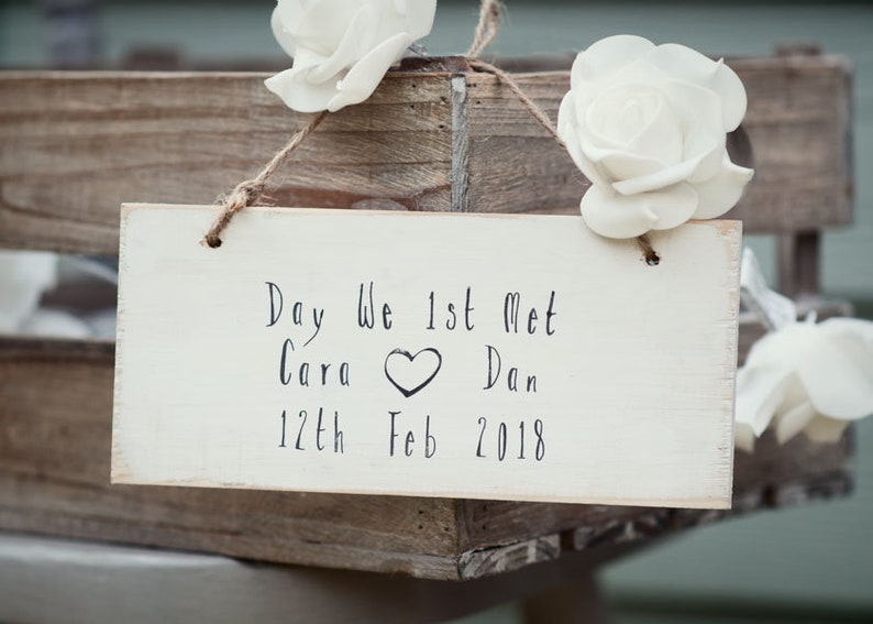 Personalised Date Sign - Etsy