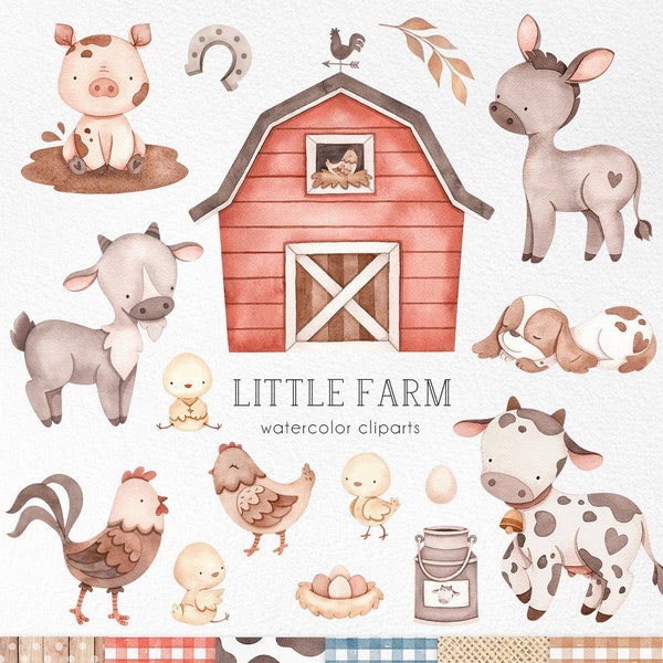 Barnyard Clip Art - Etsy