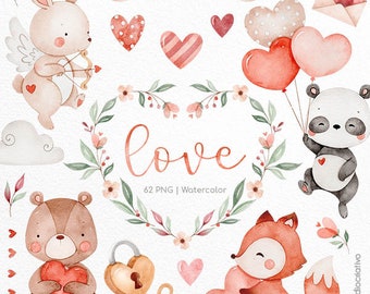Valentines Day Clipart | Etsy