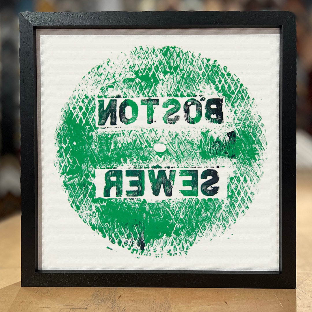 Boston Sewer Manhole Cover Print - Etsy