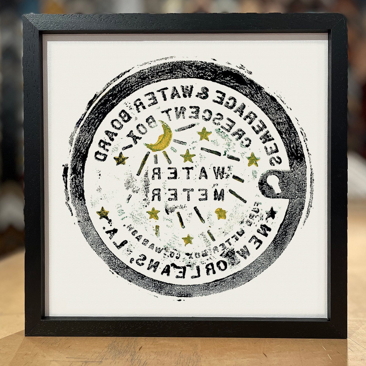 New Orleans Water Meter Print - Etsy