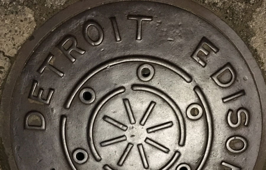 Detroit Edison Manhole Cover Print - Etsy