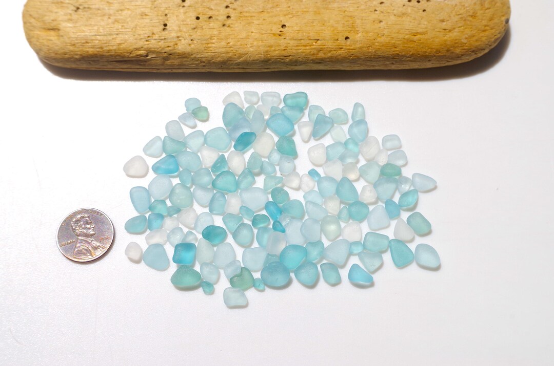 Small Japanese Sea Glass / 100％ Natural ＆ Genuine and Surf-tumbled #P ...