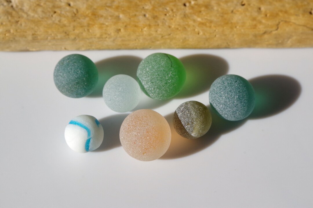 Japanese Sea Marbles / Japanese Sea Glass / 100 Natural - Etsy
