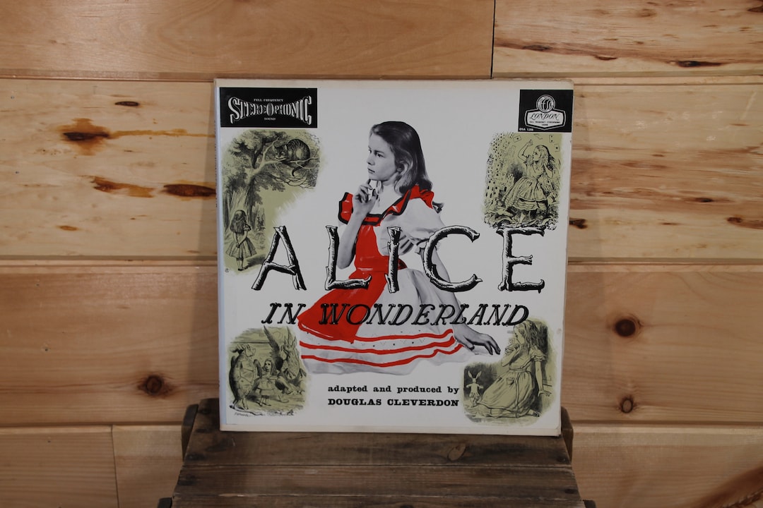 Vintage Lewis Carroll Alice in Wonderland Stereophonic 2 X Double Vinyl ...