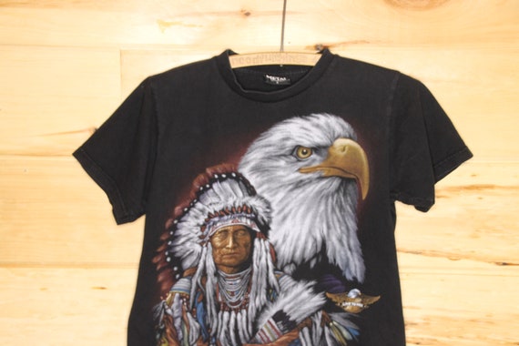 Vintage Heavy Metal Native Indian Eagle Motorcycle Li… - Gem