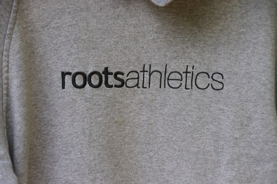 Vintage Roots Athletics Canada Grey Pullover Hoodie H… - Gem