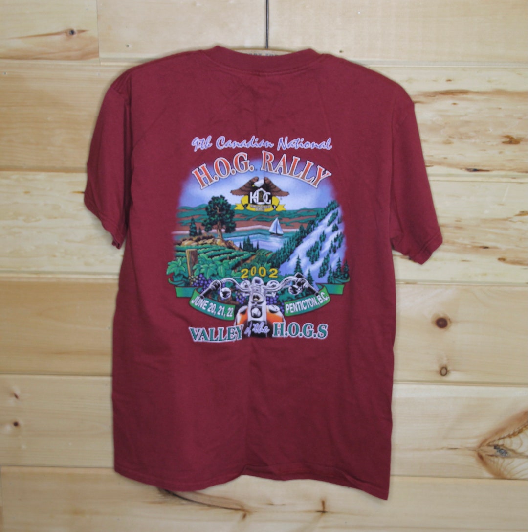 Vintage HOG Canada National Rally BC Harley Davidson Owners - Etsy