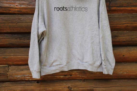 Vintage Roots Athletics Canada Grey Pullover Hoodie H… - Gem
