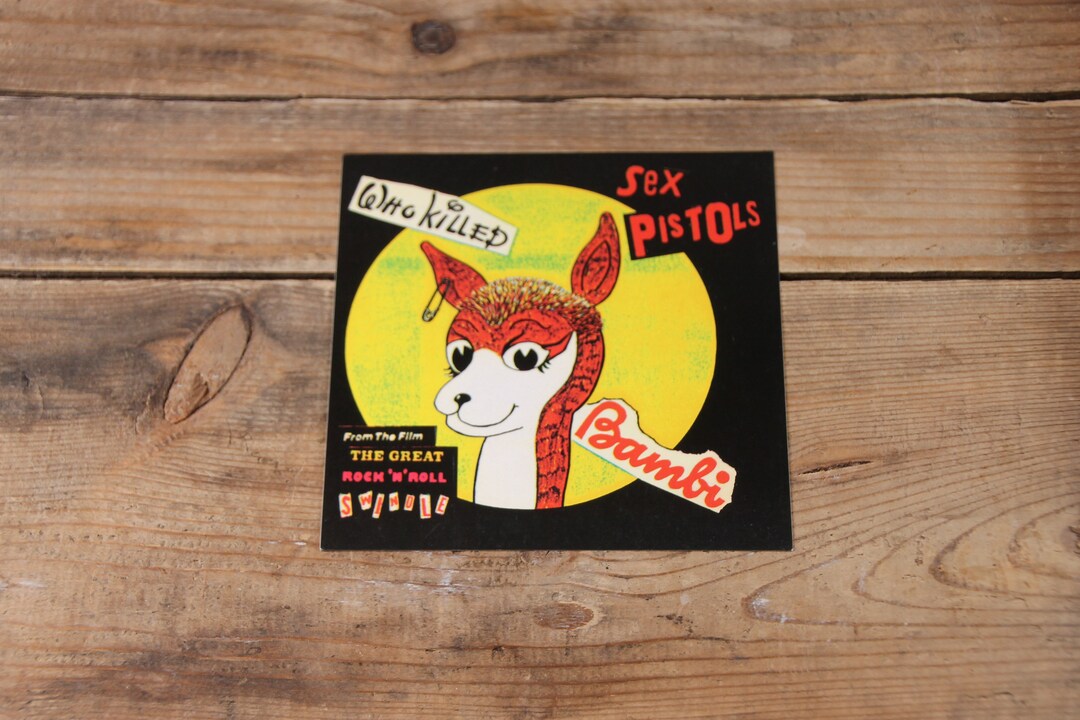 Vintage Sex Pistols Rock N Roll Album Promotional Band Sticker Who 0716