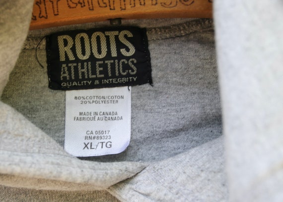 Vintage Roots Athletics Canada Grey Pullover Hoodie H… - Gem