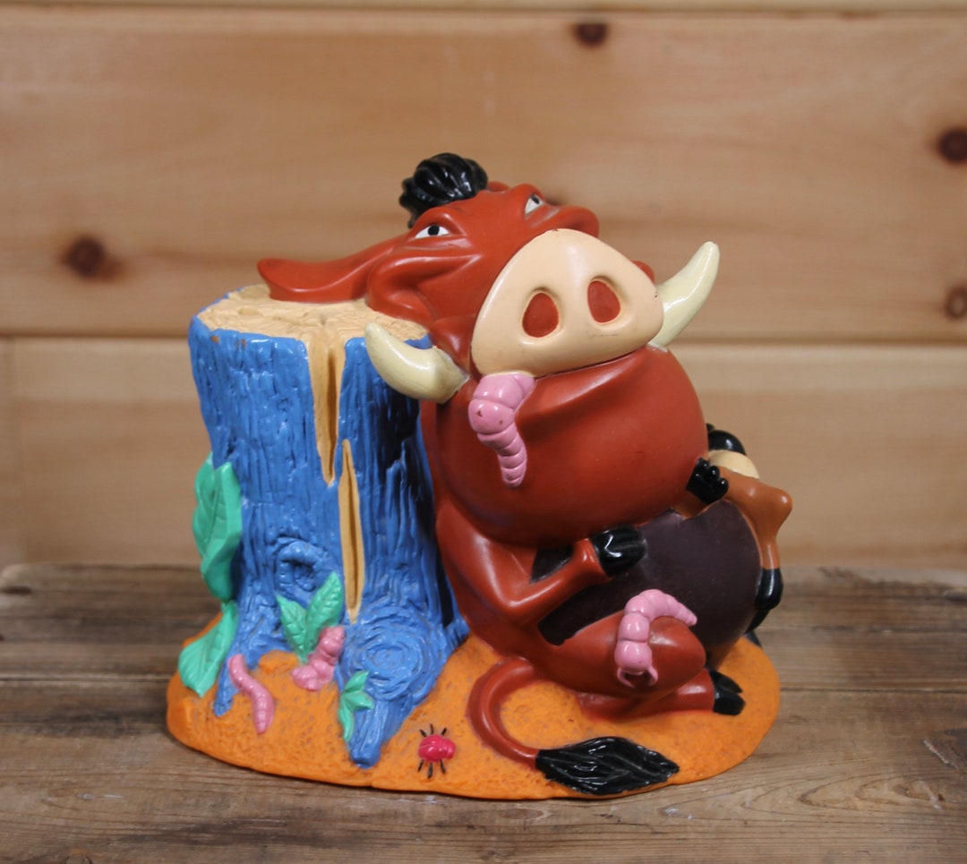 Vintage Disney the Lion King Timon and Pumba Figures Promotional Hard ...